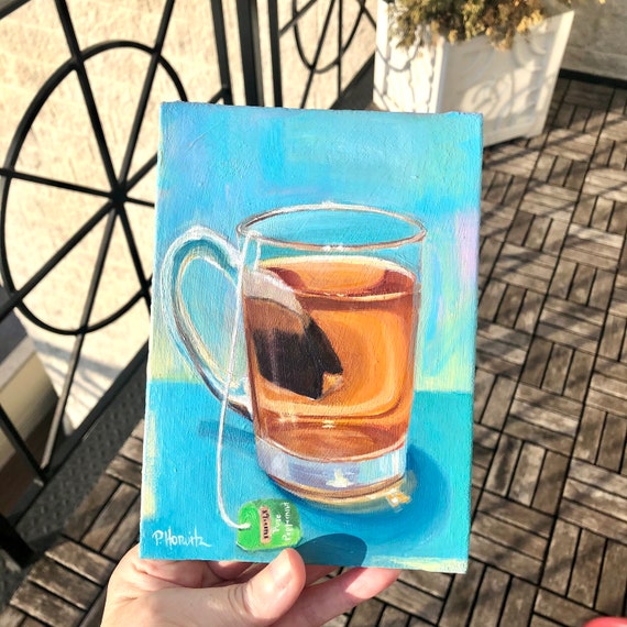 Painted Glass Cups Acrylic Paint