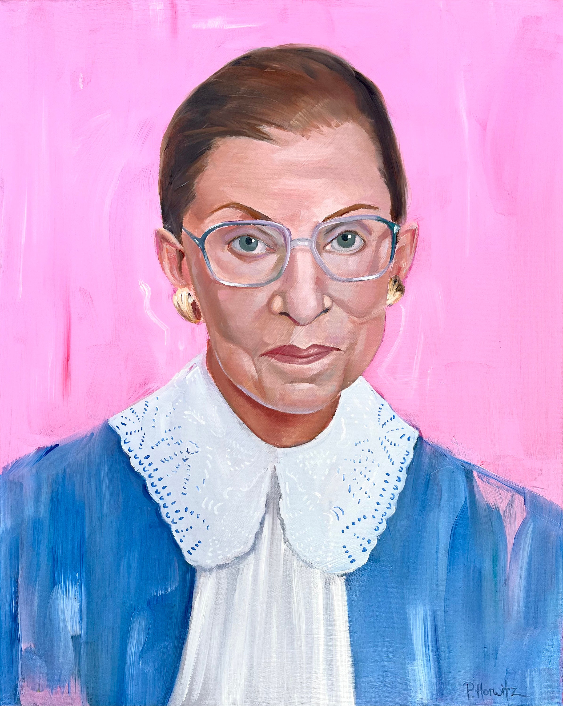RBG Giclee Print L Portrait of Ruth Bader Ginsberg L Strong Woman Art L ...