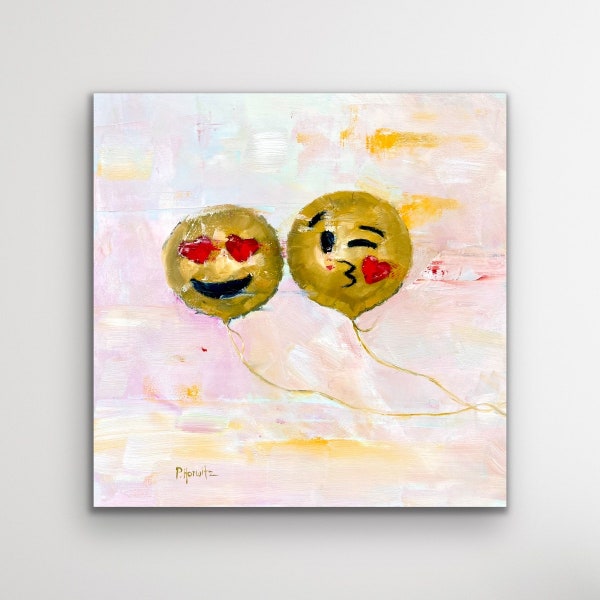 Emoji Painting - Etsy