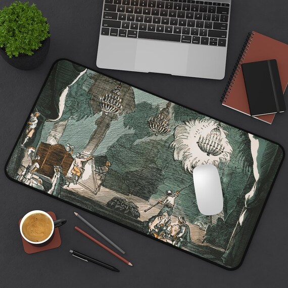 Art Design Desk Mat Office Gaming Mousepad Extended Large - Etsy