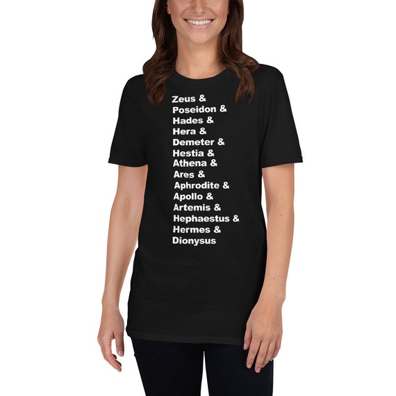 Greek Mythology Gods Pantheon List of Demigod Names Adult - Etsy