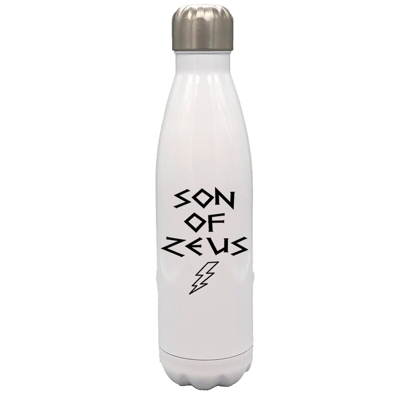 Daughter or Son of Zeus Stainless Steel Insulated Water Bottle - Greek ...