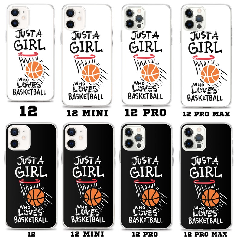 Basketball Phone Case Just a Girl Who Loves Basketball Iphone - Etsy