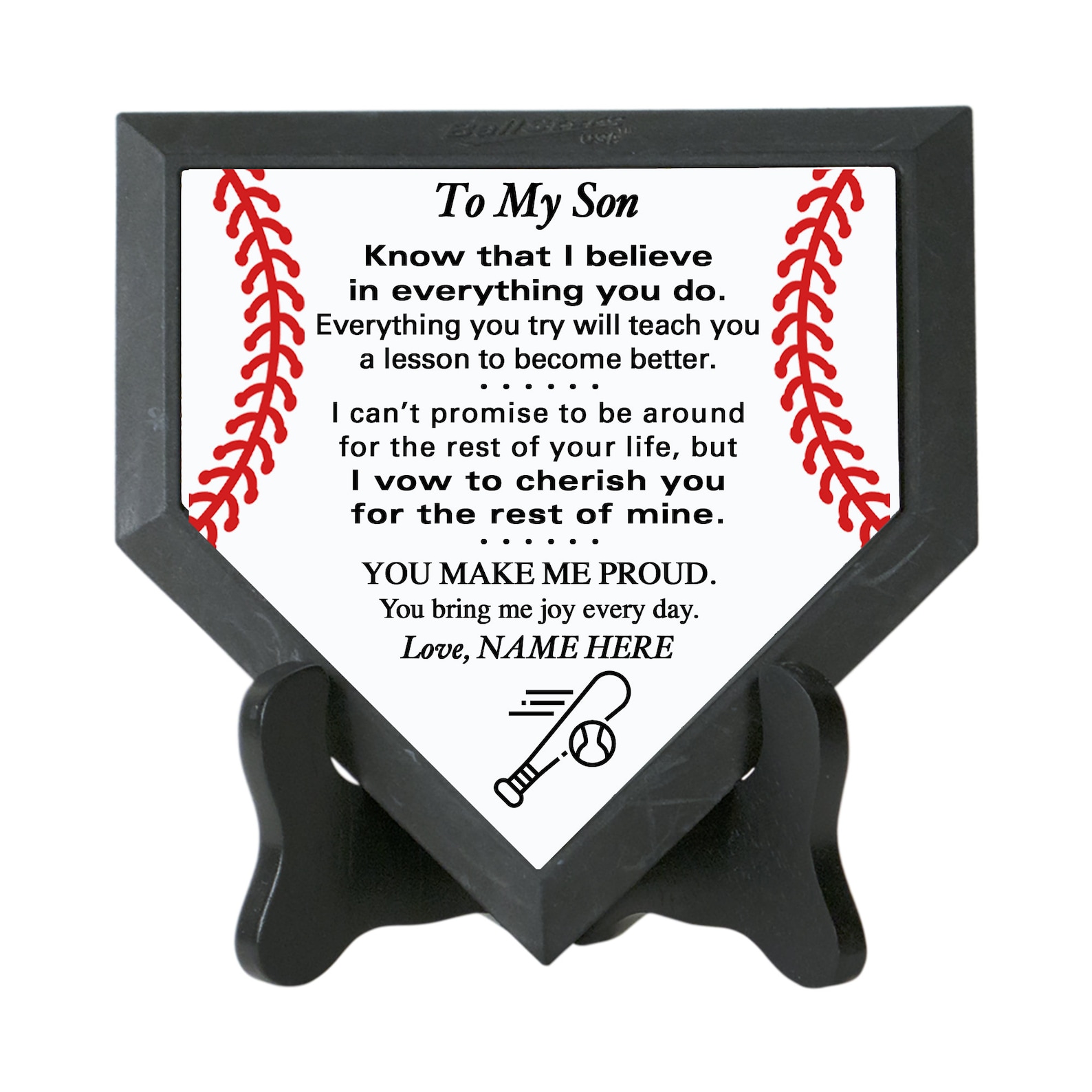 To My Son Baseball Personalized Baseball From Mom or Dad - Etsy