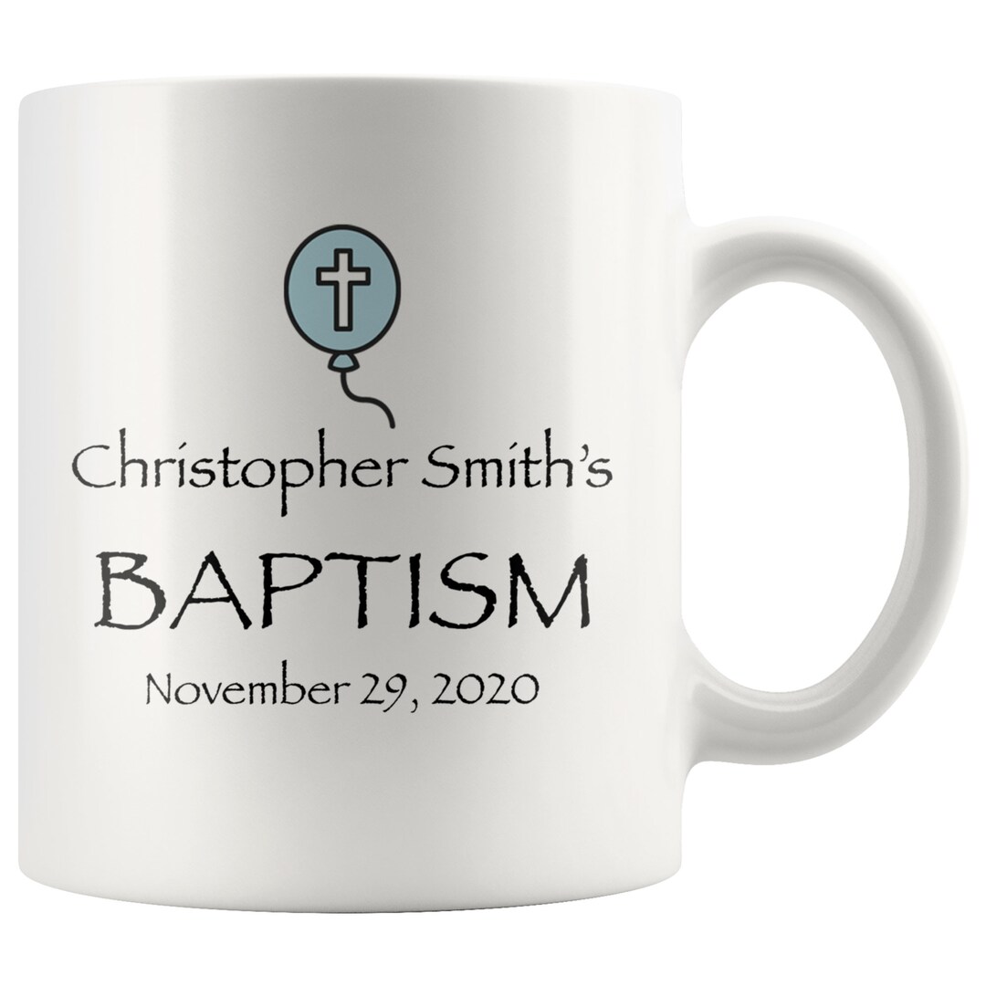 Baptism Godparent Gift, Baptism Keepsake, Personalized Coffee Mug ...
