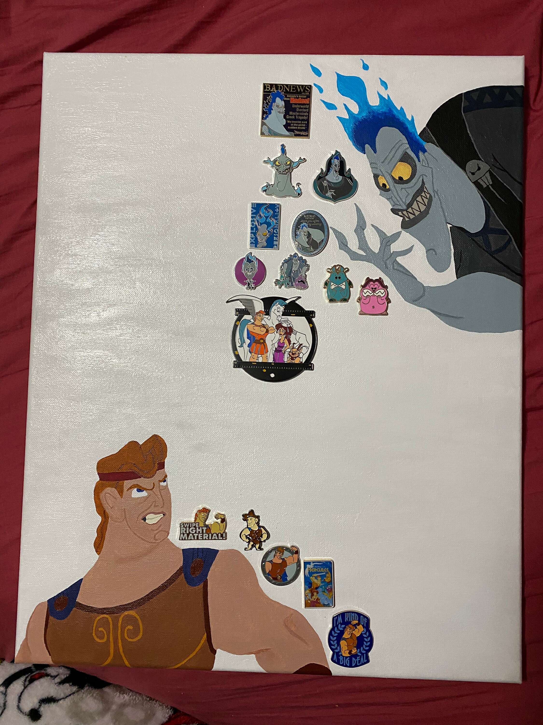 Hercules/hades Pin Board - Etsy