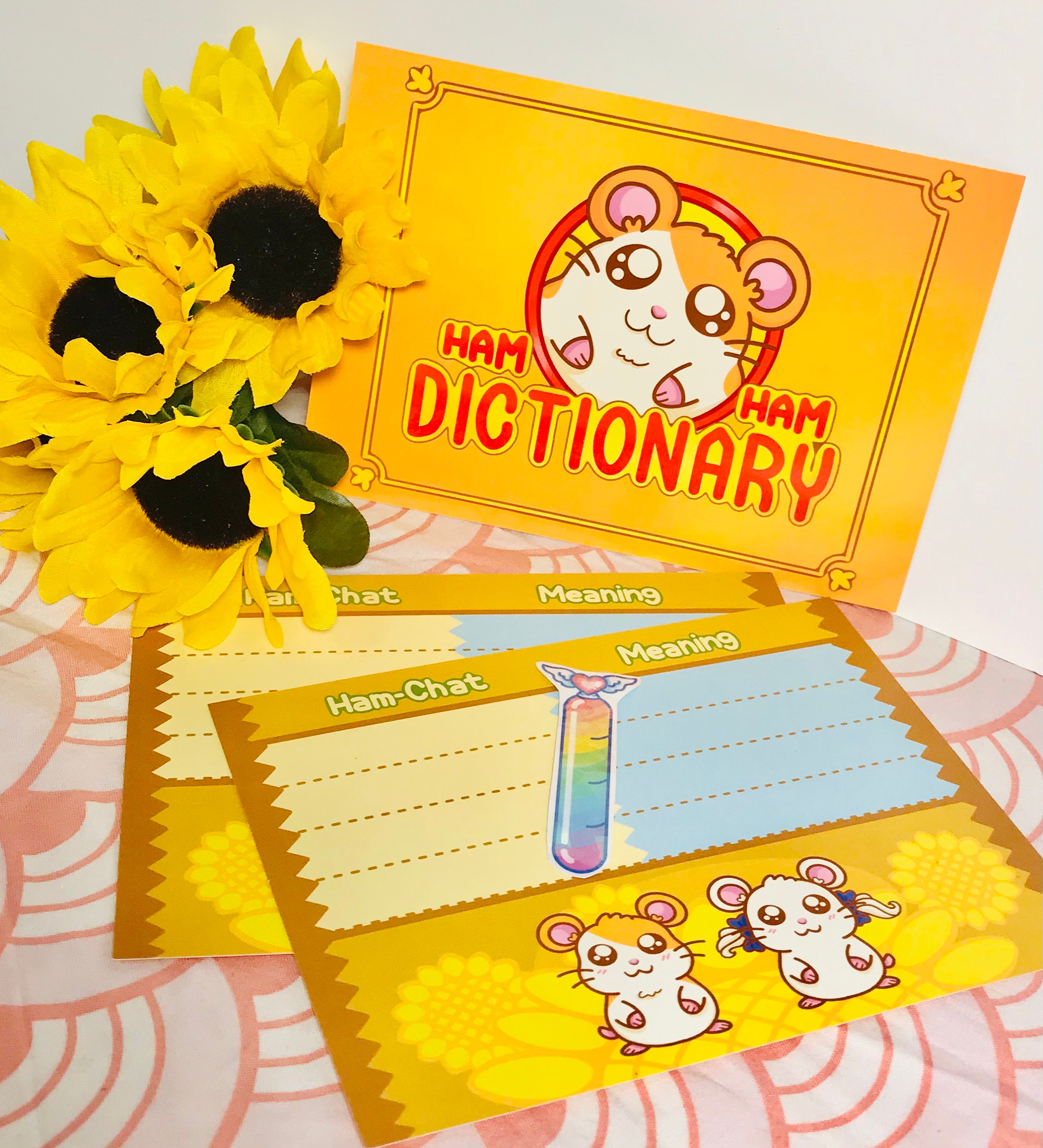 Ham Ham Dictionary Notecards - Etsy