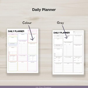 Printable Planner Bundle, Life Planner Set, Daily, Weekly, Monthly ...