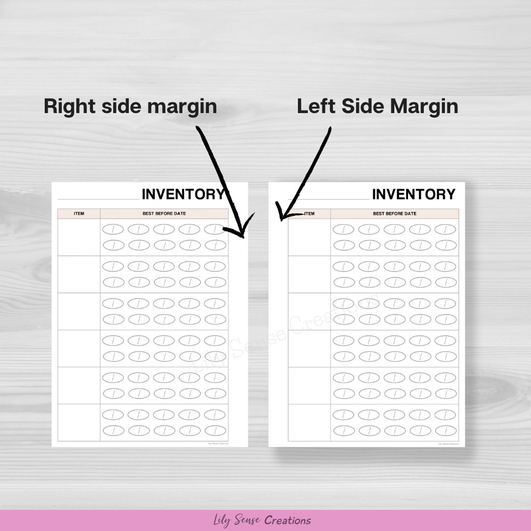 Printable Canned Food Inventory, Tinned Food Tracker, Pantry ...