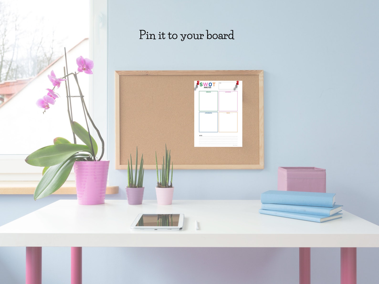 Swot Analysis Printable Page SWOT Template Worksheet A4 and - Etsy