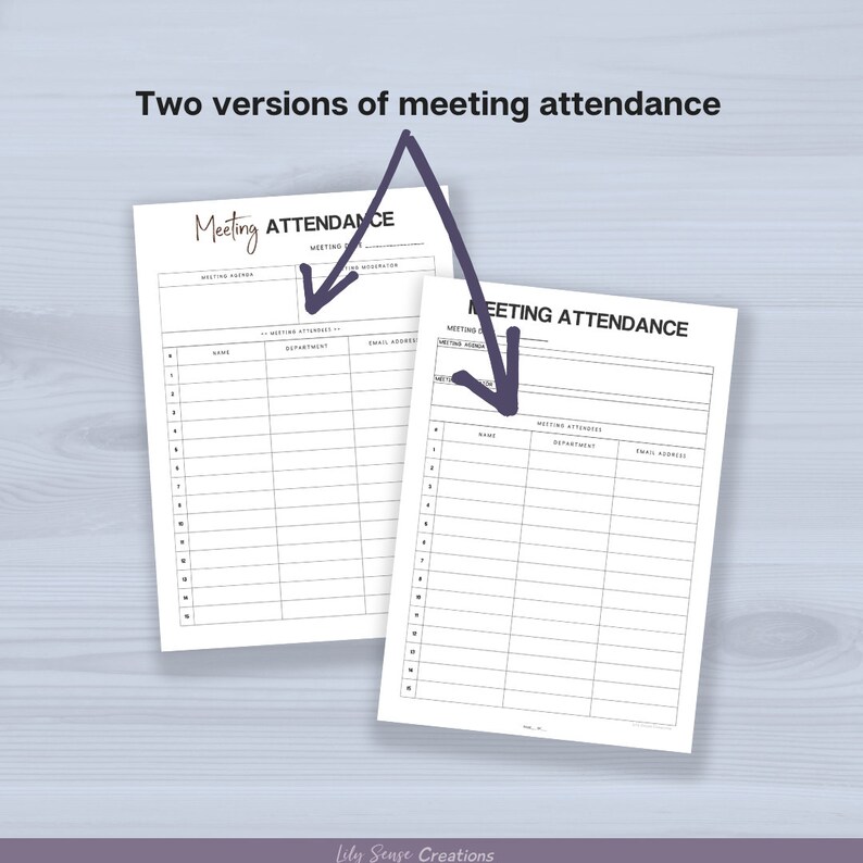 Printable Meeting Agenda Bundle, Meeting Notes Template, Business Note ...