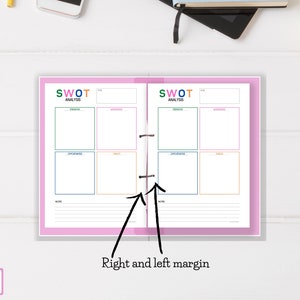 Swot Analysis Printable Page SWOT Template Worksheet A4 and - Etsy
