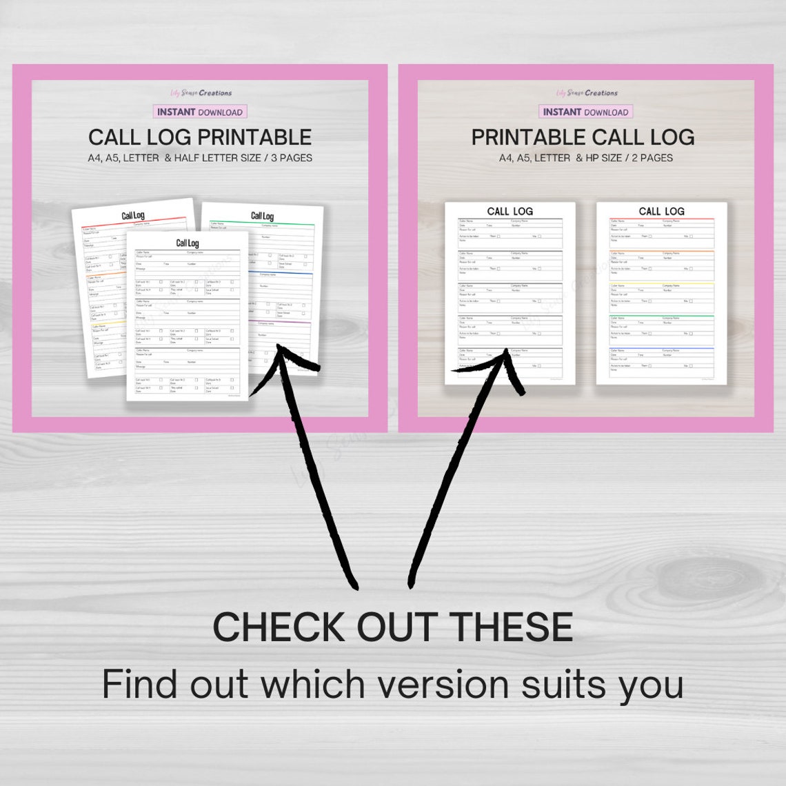 Call Log Template, Printable Communication Log, Phone Call Tracker ...