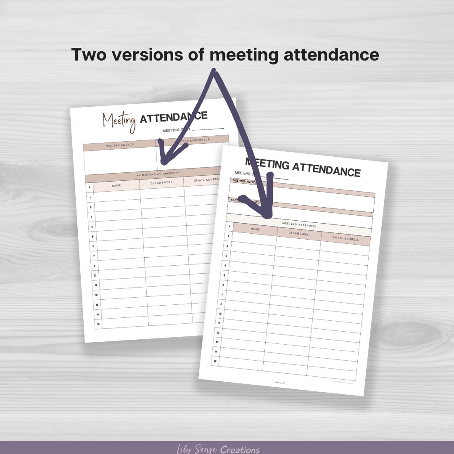 Meeting Notes Bundle, Printable Meeting Agenda Templates, Meeting ...