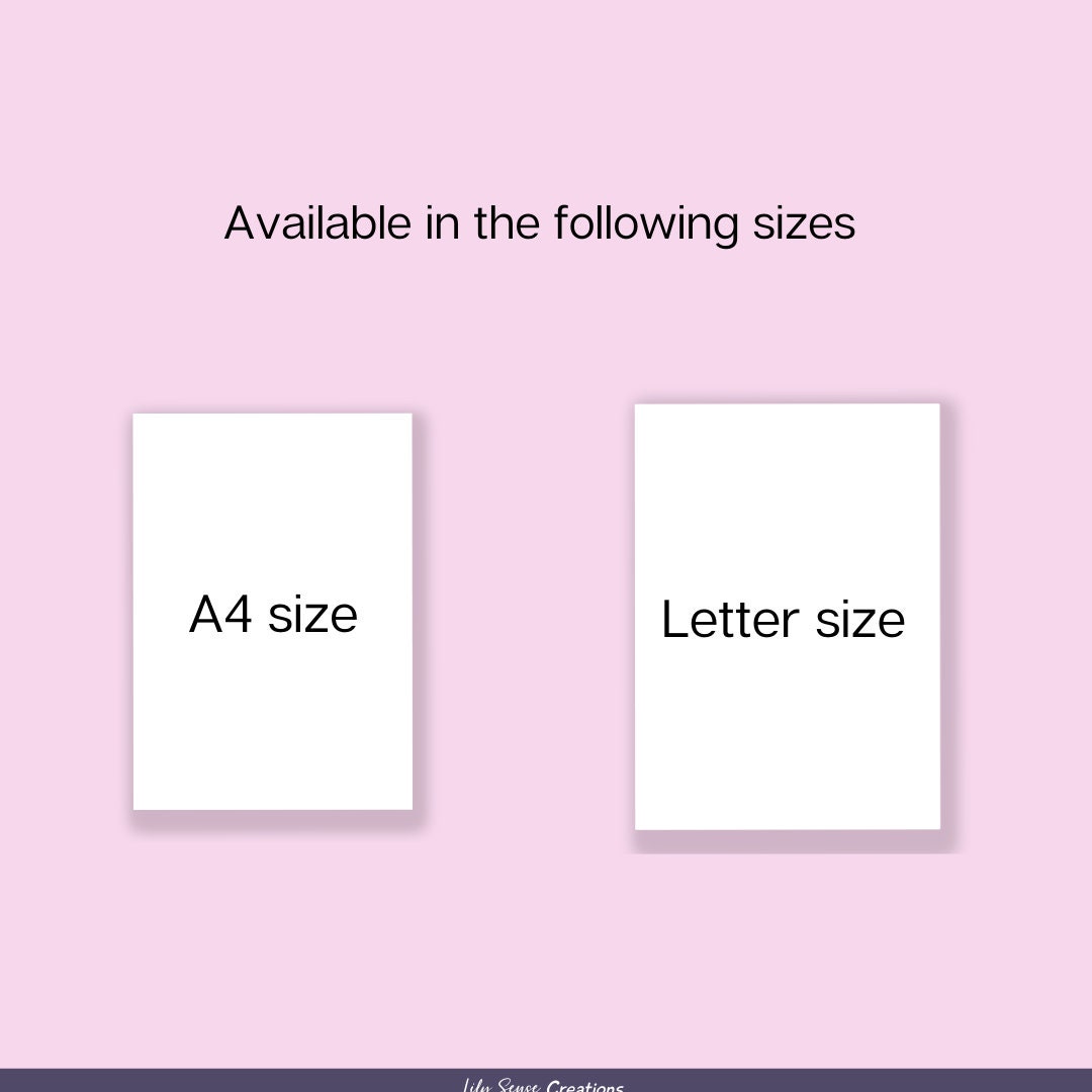 Minimalist Portrait Monthly 2025 Calendar, Printable 2025 Calendar ...