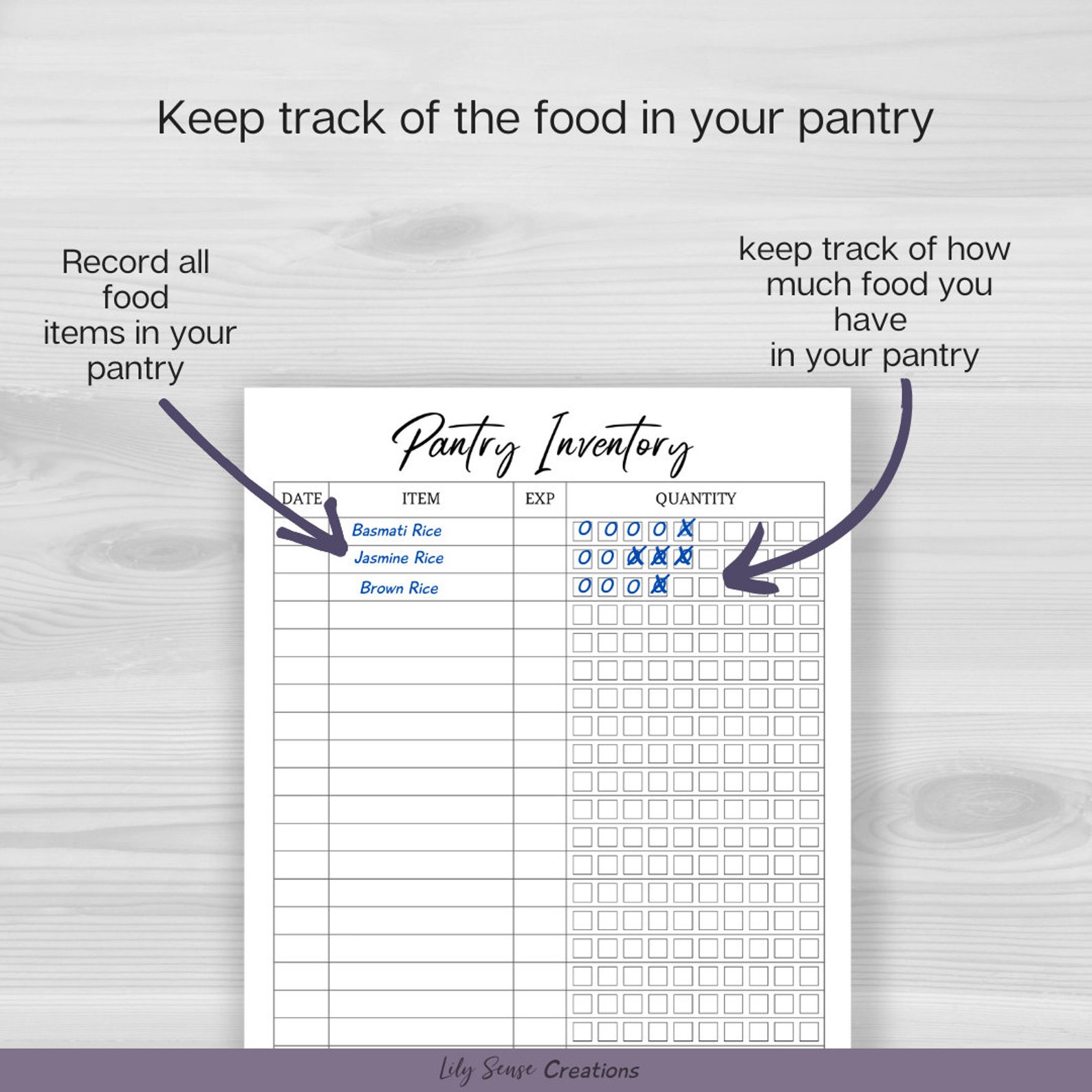 Kitchen Inventory, Printable Food Inventory Checklist, Fridge Inventory ...