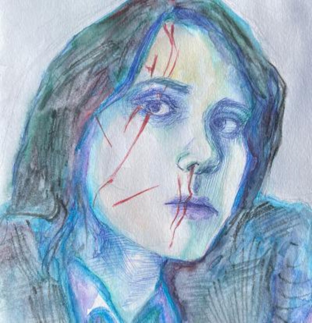 Gerard Way Blue Painting— My Chemical Romance MCR Wall Art— Emo Decor ...