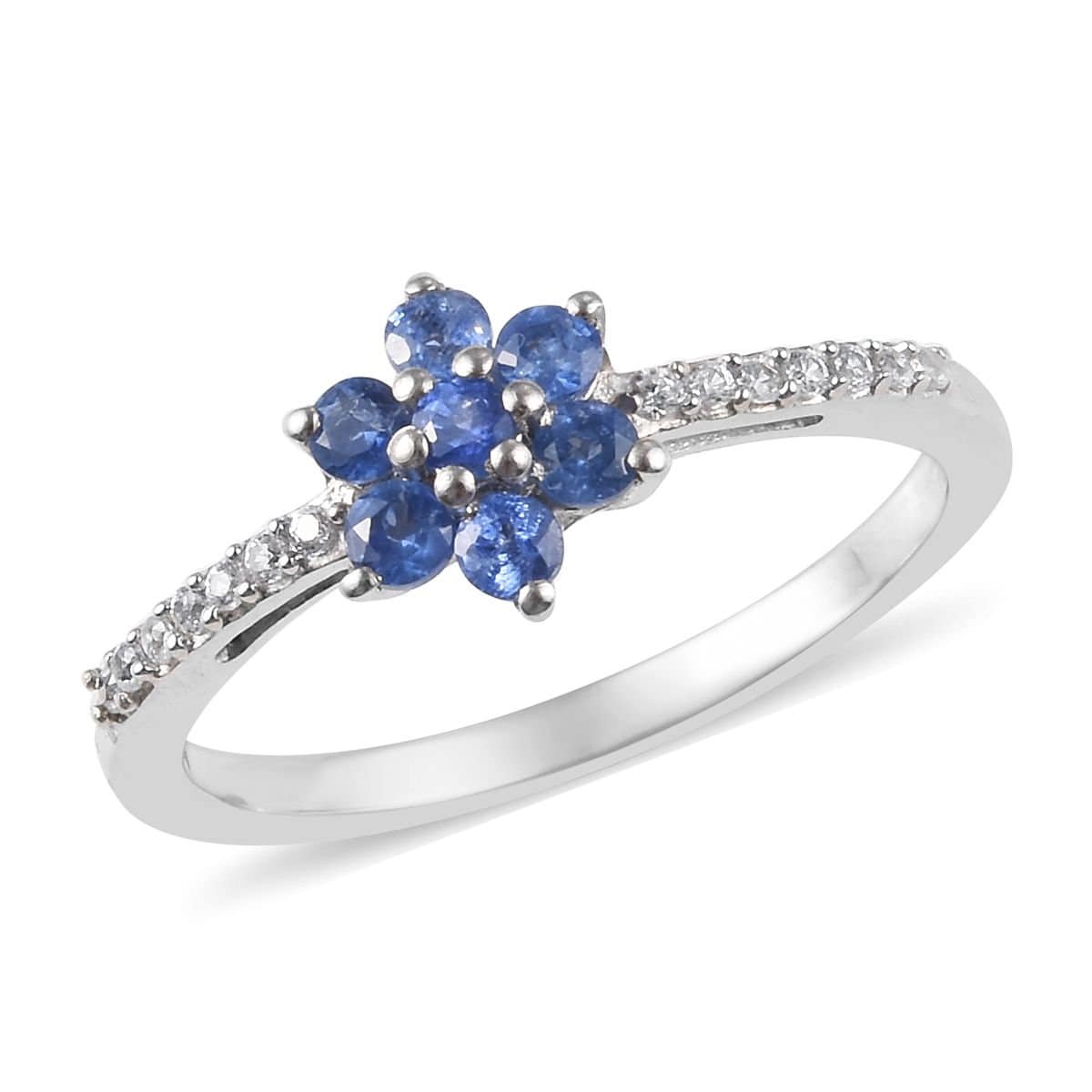 Anillo de zafiro anillo de compromiso zafiro azul birmano y | Etsy