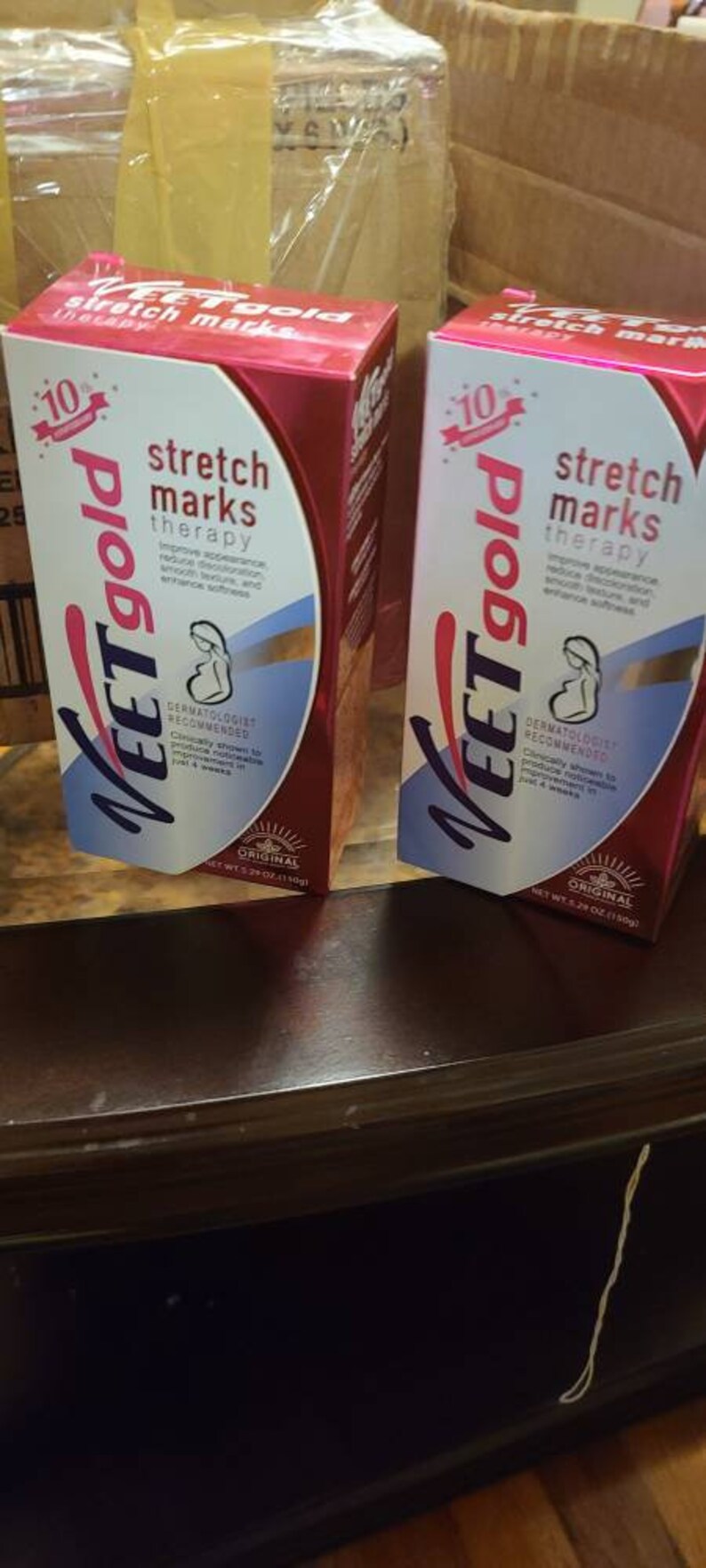 Veet Gold Stretch Marks Cream.. 1box - Etsy