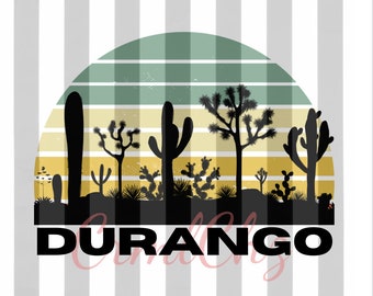 Durango Mexico Map Inside DGO Letters SVG PNG Digital Files - Etsy