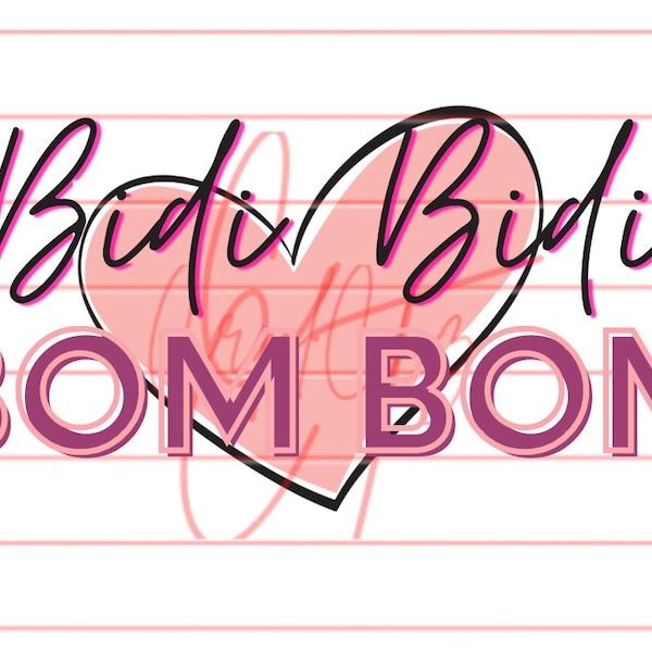 Bidi Bidi Bom Bom - Etsy