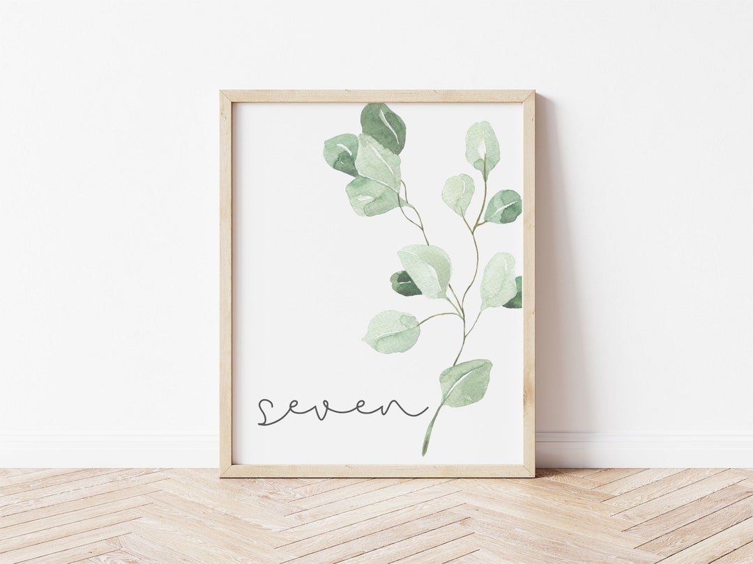 Enneagram 7, Enneagram Type Seven Art Print, Enneagram 7 Printable ...
