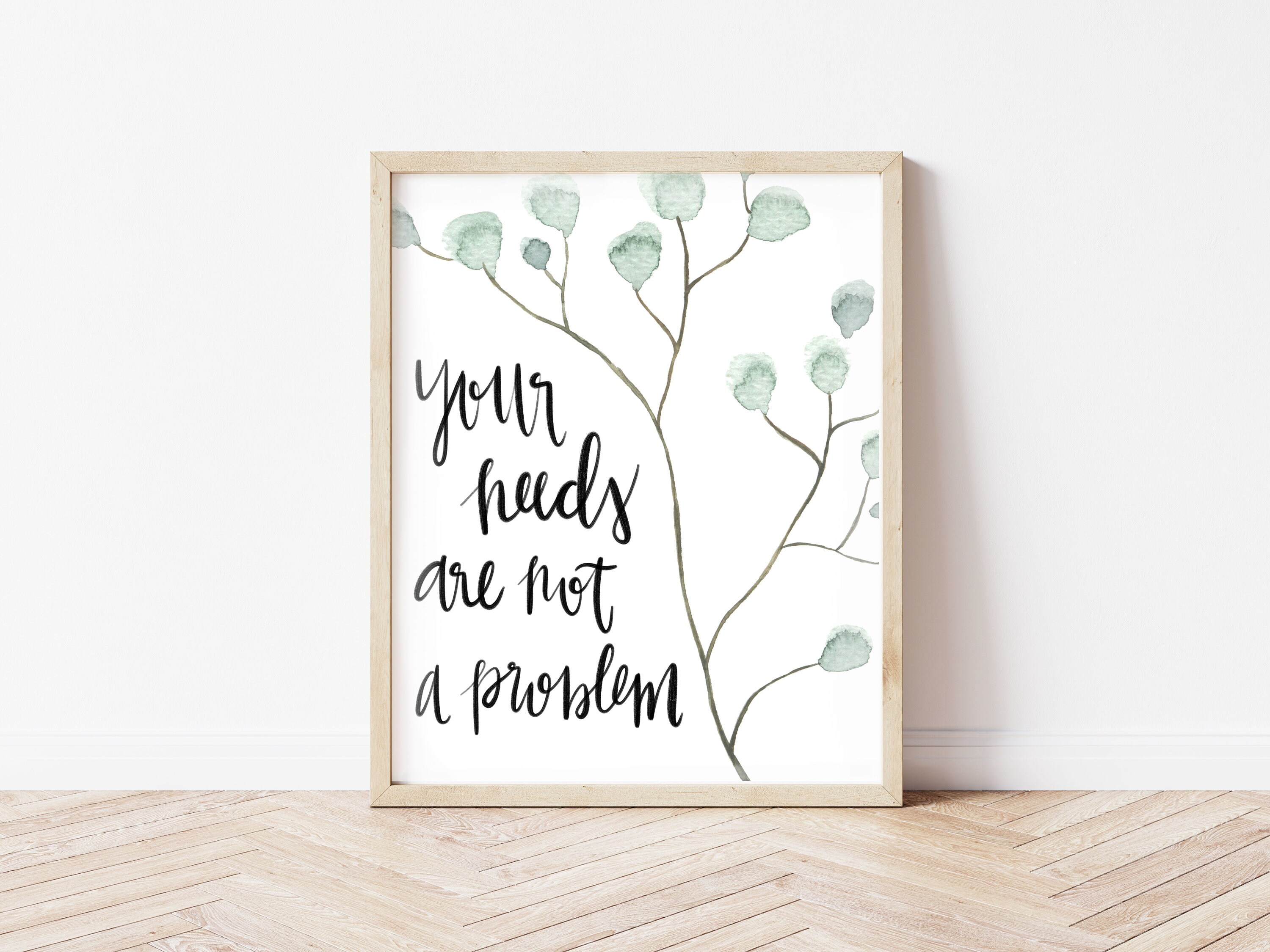 FIVE// Core Longing - Enneagram Art Print - Plant Art Printable ...