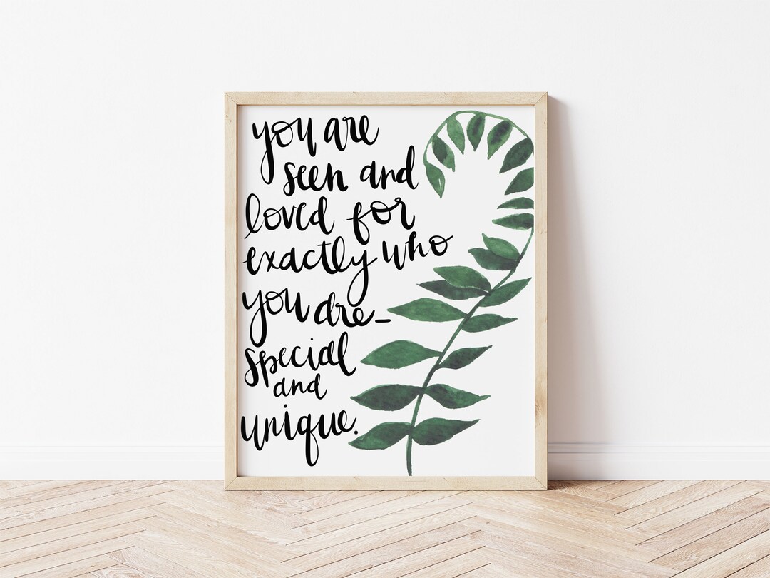 Enneagram 4 Core Longing - Enneagram Type Four Print - Enneagram Plant ...