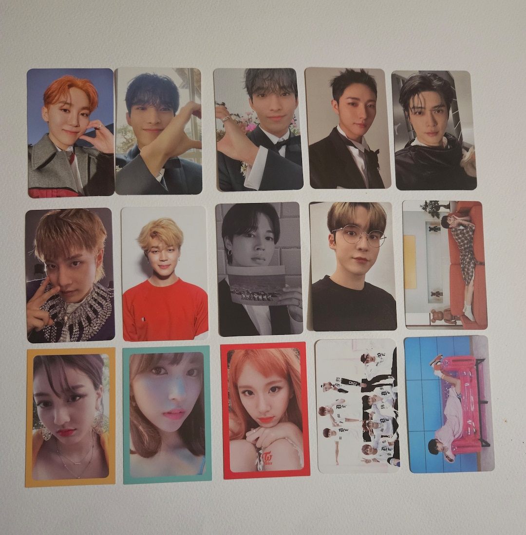 Kpop Photocards With Freebies - Etsy