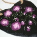 Hand Painted Slate Hanging Heart - Etsy UK
