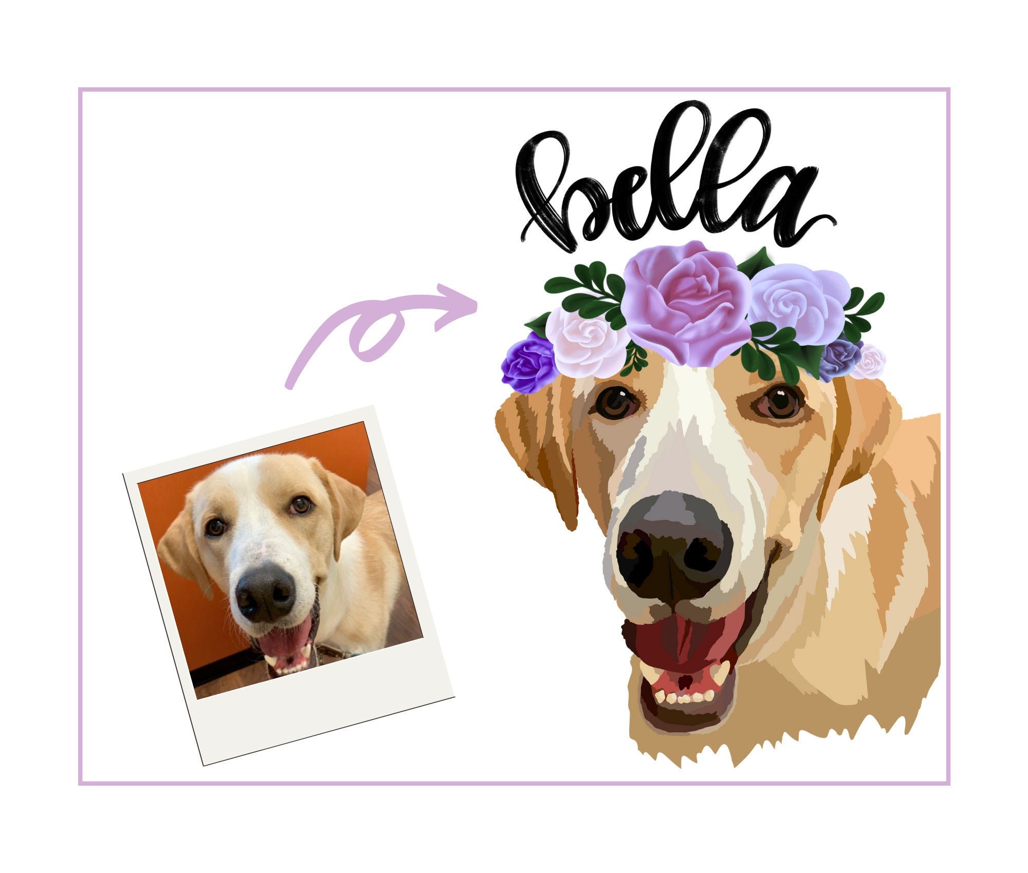 CUSTOM Pet Art Graphic Design File DOWNLOADABLE - Etsy