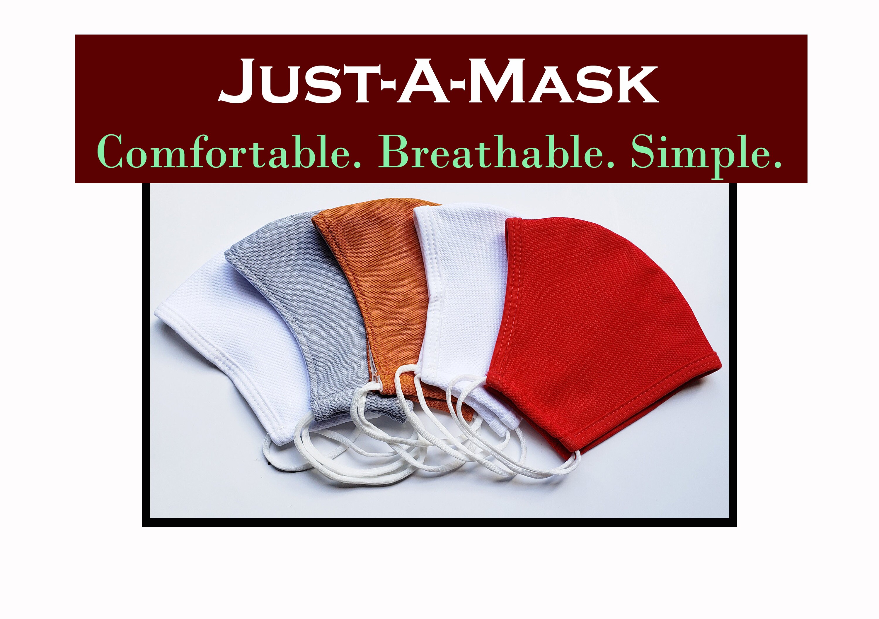 Unisex Face Mask 5 Masks per Pack Washable Reusable Stretch - Etsy España