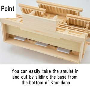 Traditional Kamidana Shinto Shrine Set Three Different Roofs Type Made ...