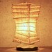Traditional Japanese Paper Cedar Bark Paper Lantern Stand Light Switch ...