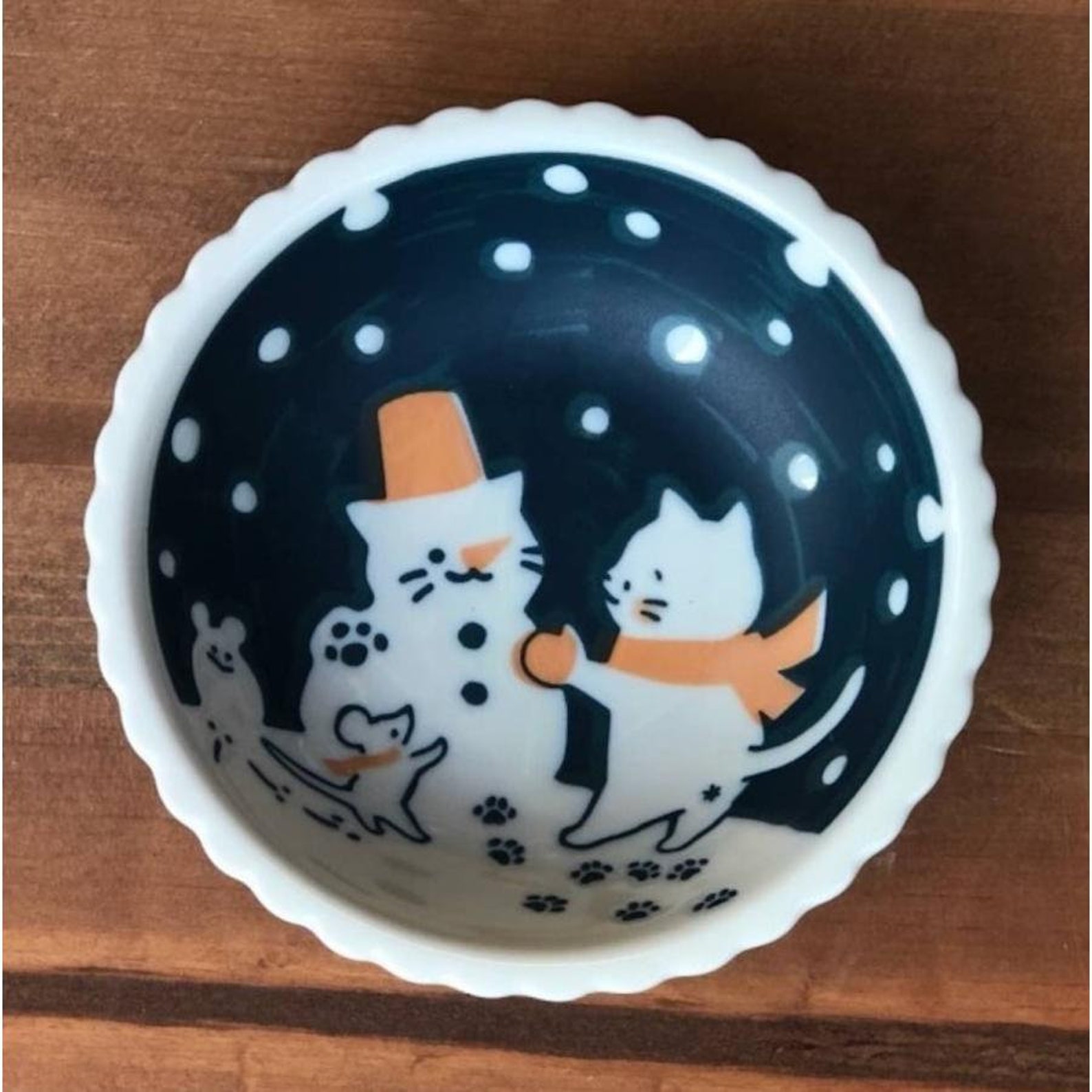 Mino Ware Kitty Cat Meow Plate Set Made in Japan - Etsy