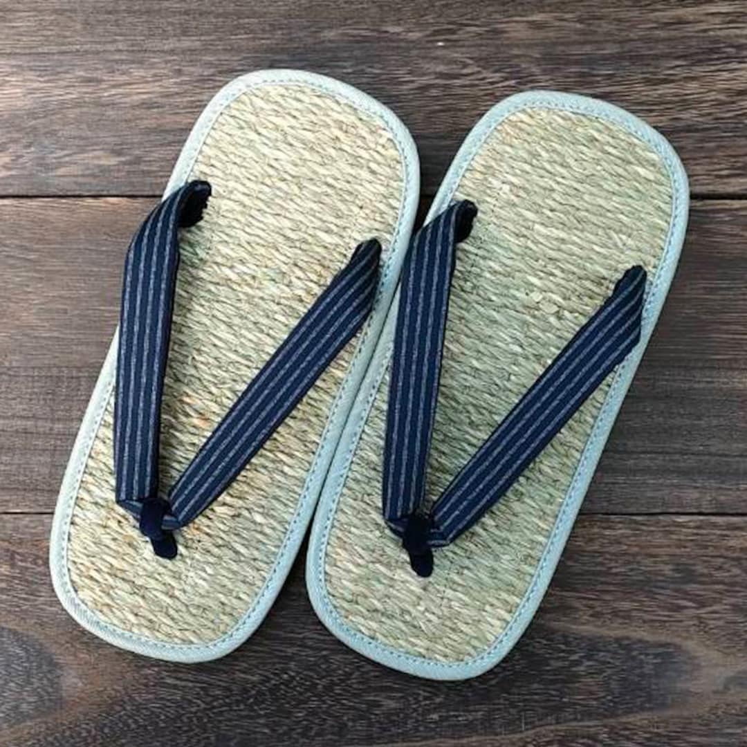 Traditional Japanese Rushgrass Sandals Setta Made in Japan - Etsy