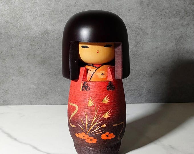 Japanese Traditional Craft Vintage Kokeshi Doll Made in Japan - Etsy