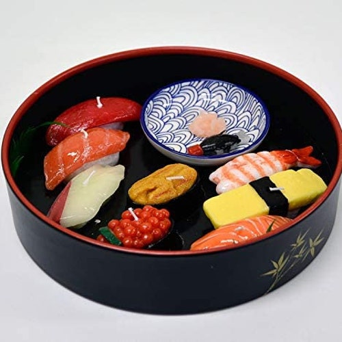 Sushi Candle Gift Set Original Assorted Sushi Candles Beeswax - Etsy
