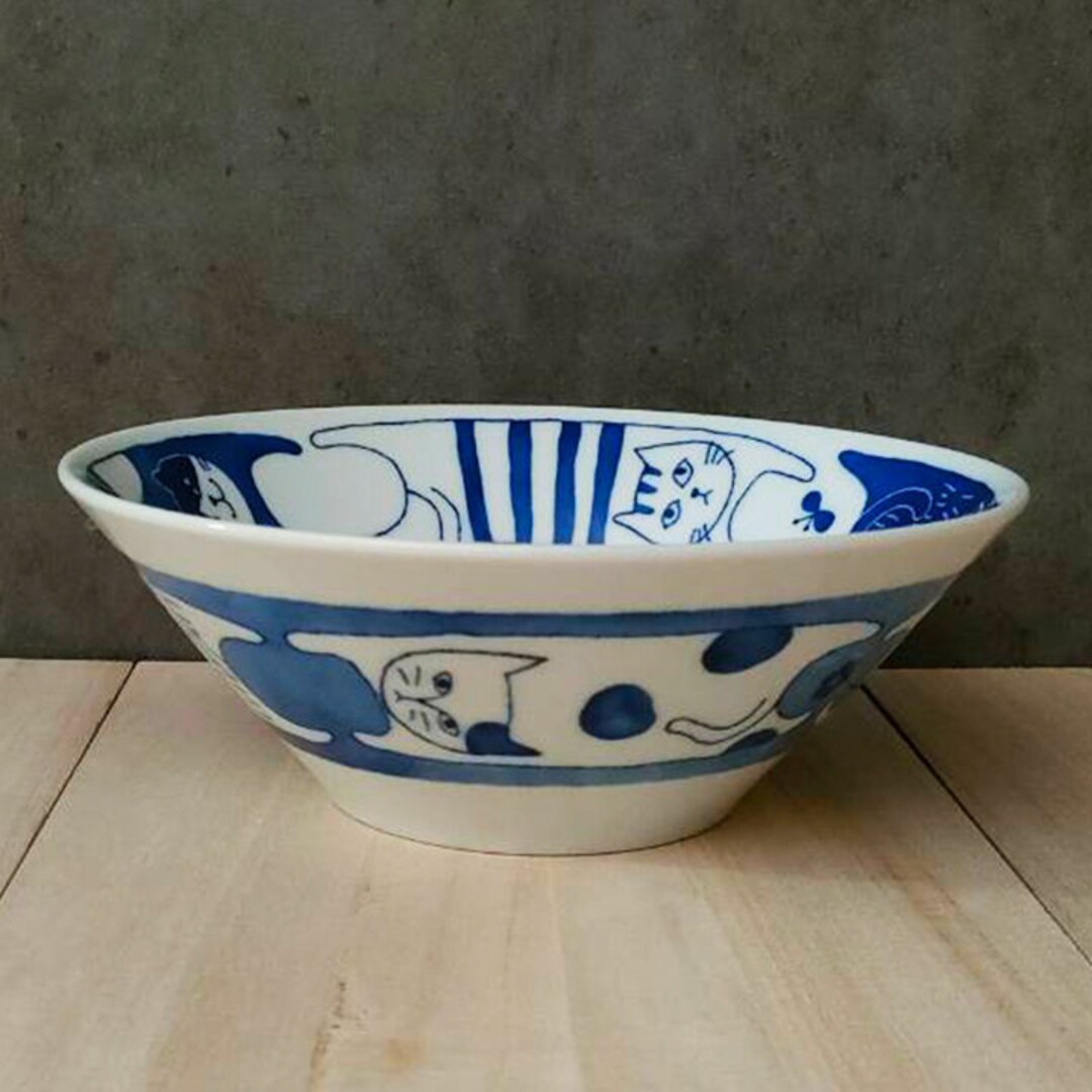 Mino Ware Kawaii Kitty Cat Ramen Bowl Made in Japan - Etsy