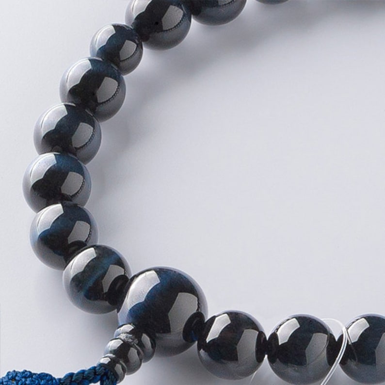 Buddhist Rosary Mala Juzu Prayer Beads Blue Tiger Eye Stone - Etsy