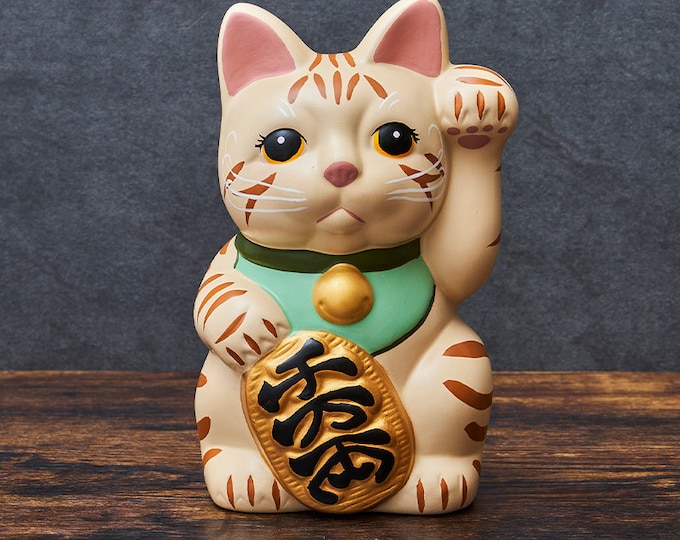 Manekineko Japanese Beckoning Cat Doll Made in Japan - Etsy