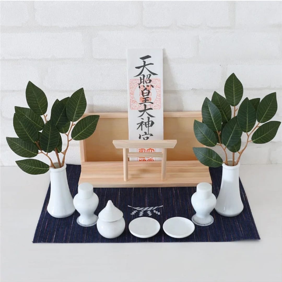 Kamidana Shinto Altar Torii Gate Enshrinement Set - Etsy
