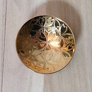 Traditional Japanese Gold SAKURA Cherry Blossom SAKE Cup Made in Japan ...