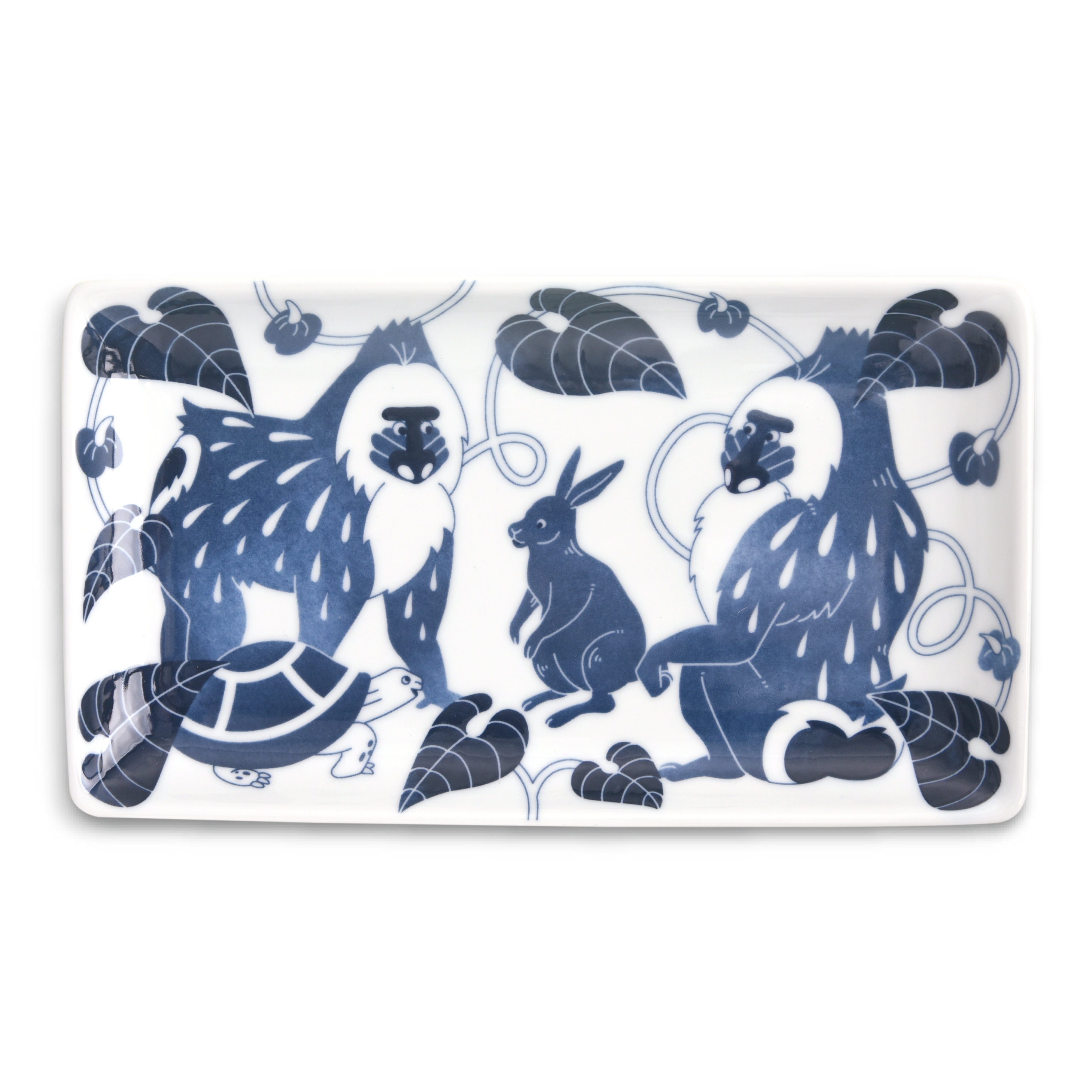 Hasami Ware Japanese Long Rectangle Plate Mandrill Made in Japan - Etsy