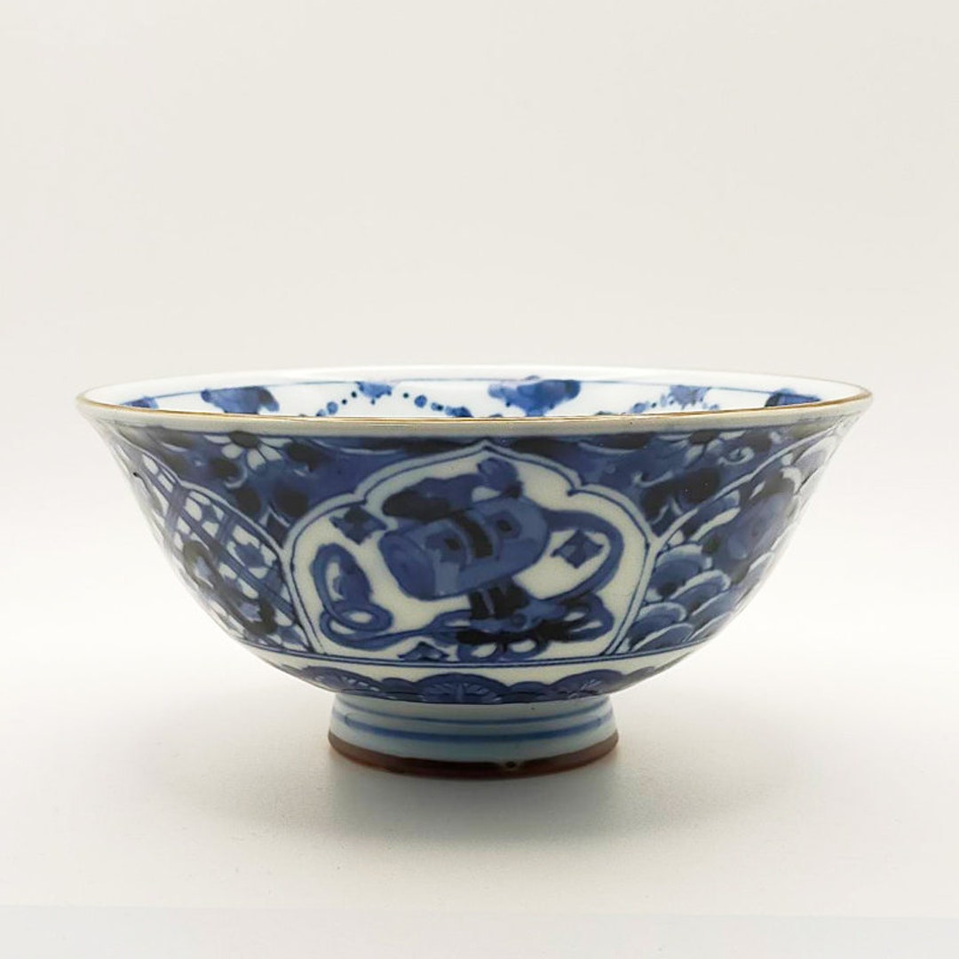 Japanese Rice Bowl Traditional Design Made in Japan - Etsy