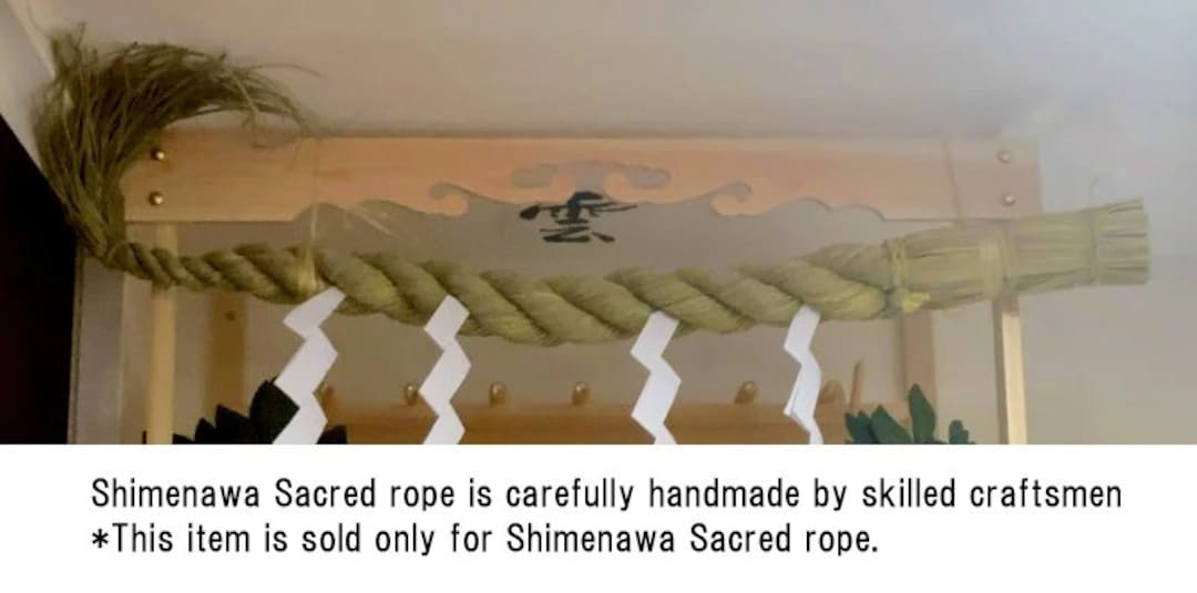 Traditional Shimenawa Sacred Rope Handmade - Etsy