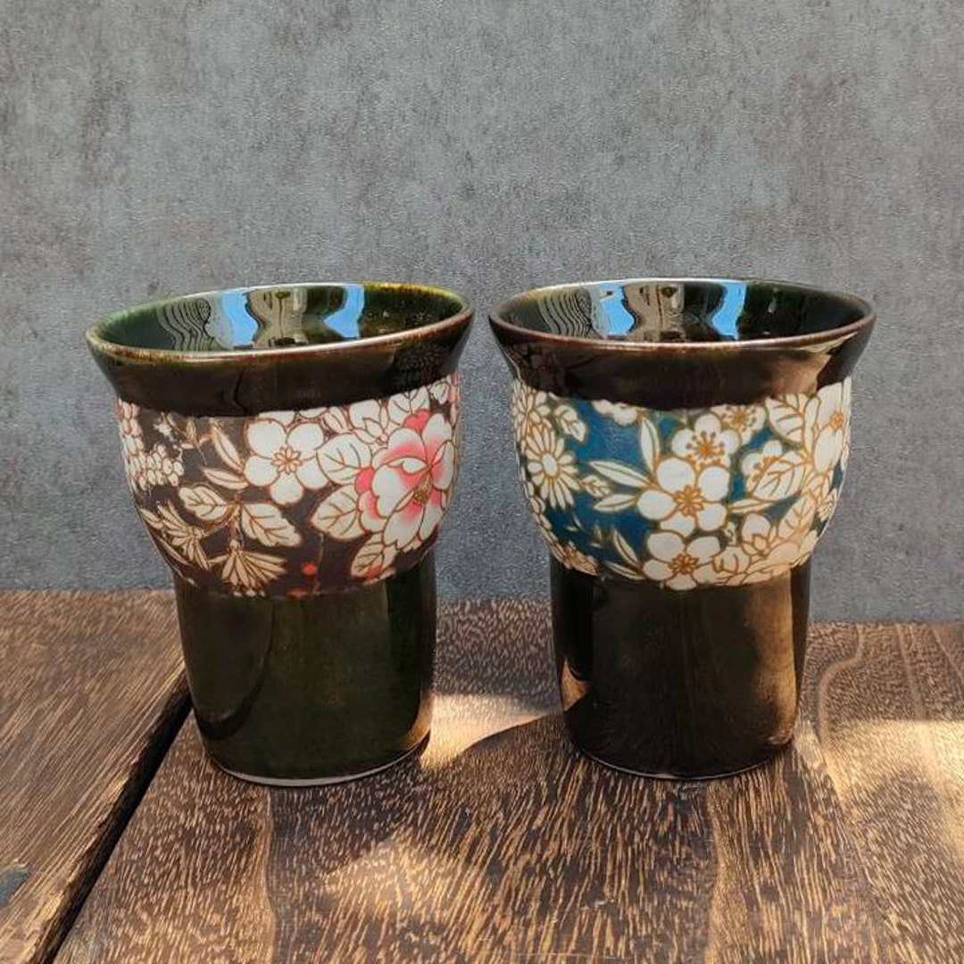 Mino Ware Traditional Craft Yunomi Pair Tea Cup - Etsy