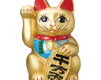 Manekineko Japanese Beckoning Cat Doll Made in Japan - Etsy