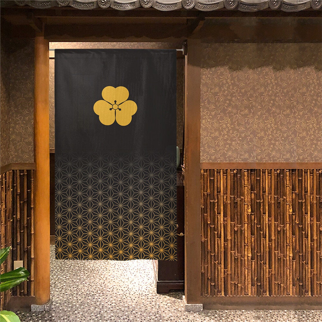 Noren Tapestry Goodwill Kamon Family Crest Katabami Made in Japan - Etsy