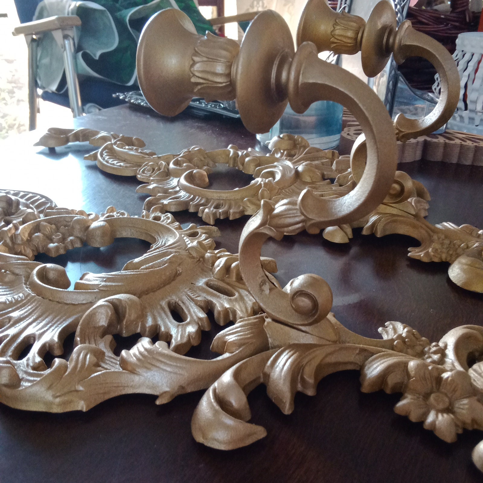 Restored Burwood 4252 L & R Wall Candle Sconce Set - Etsy